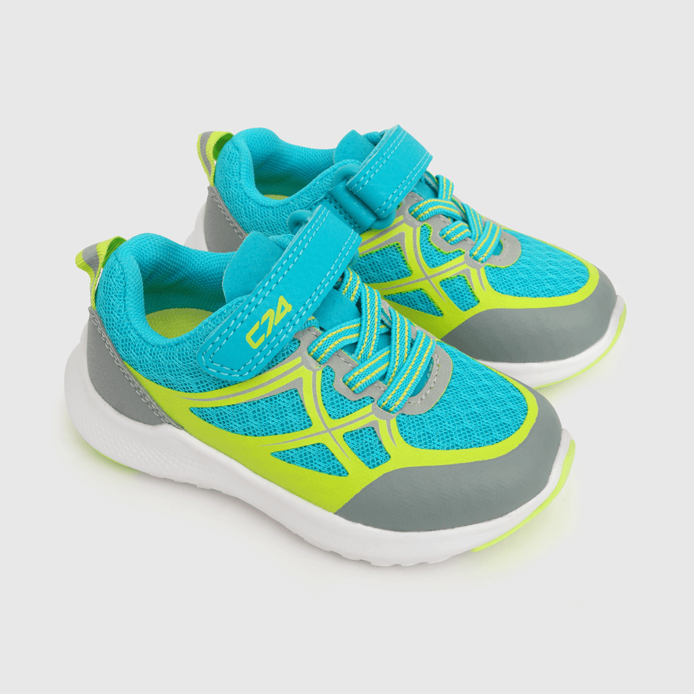 Zapatilla deportiva de niño caña baja gris - Colloky Peru